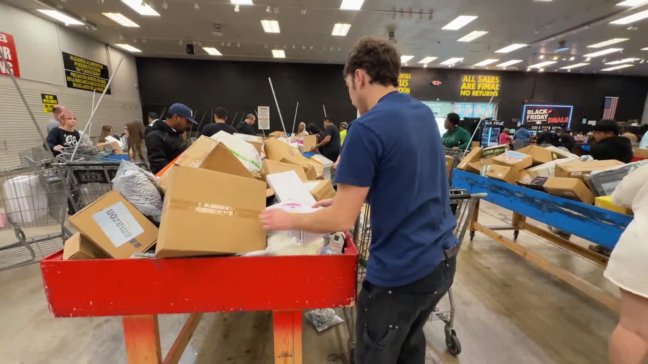 Inside the $10 Amazon return store where every box is a gamble