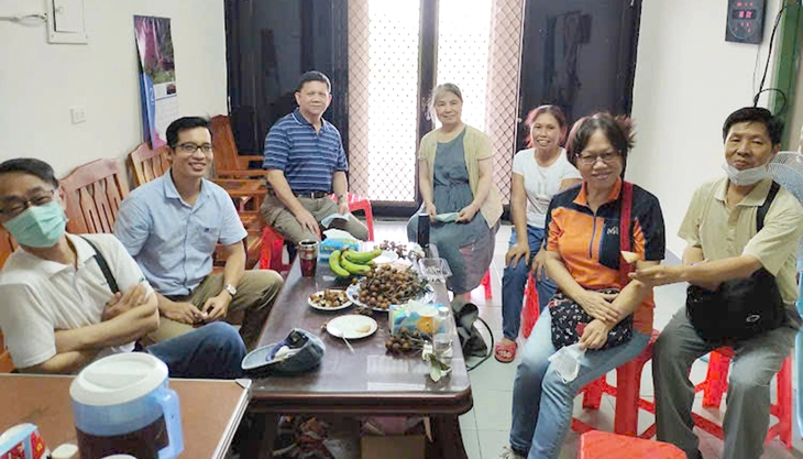 Vườn rau của chị Thanh