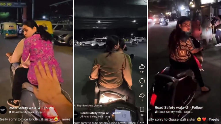 YouTuber sparks outrage after allegedly crashing into scooties, bikes ...