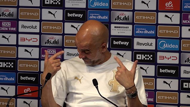 Pep Guardiola's last ever press conference as Manchester City manager