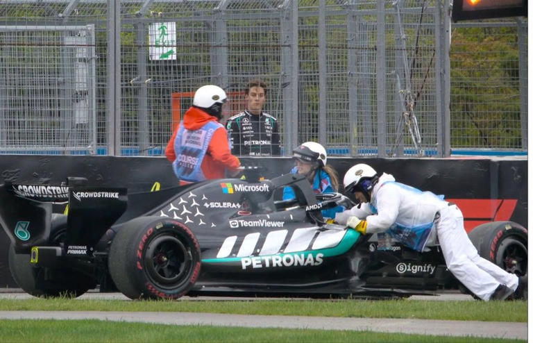 F1 | Mercedes conferma il guasto alla batteria (surriscaldata) sulla ...