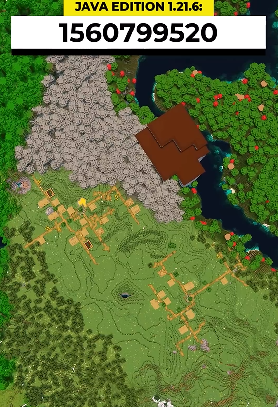 Minecraft woodland mansion & double village seed | Rare survival loot spawn
