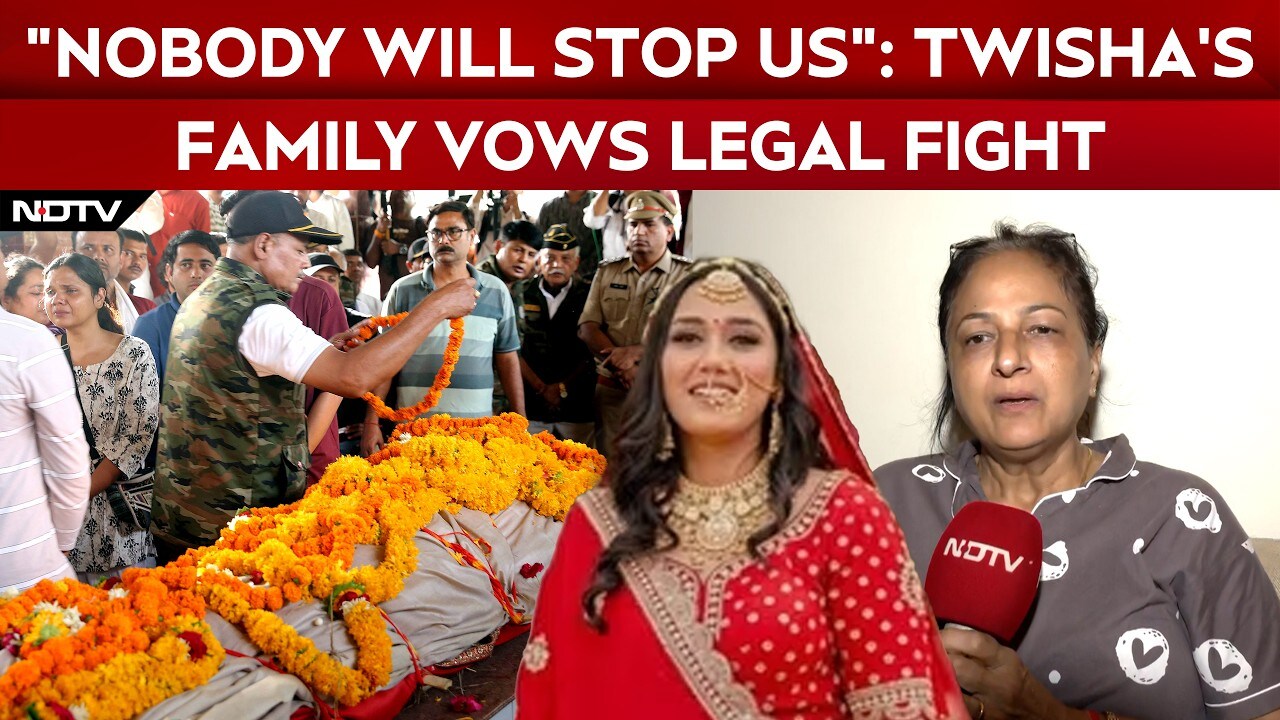Twisha Sharma case | "Nobody will stop us": Twisha Sharma's family vows ...