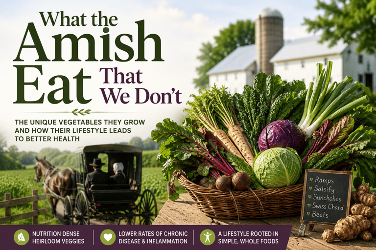 The vegetables keeping the Amish healthier