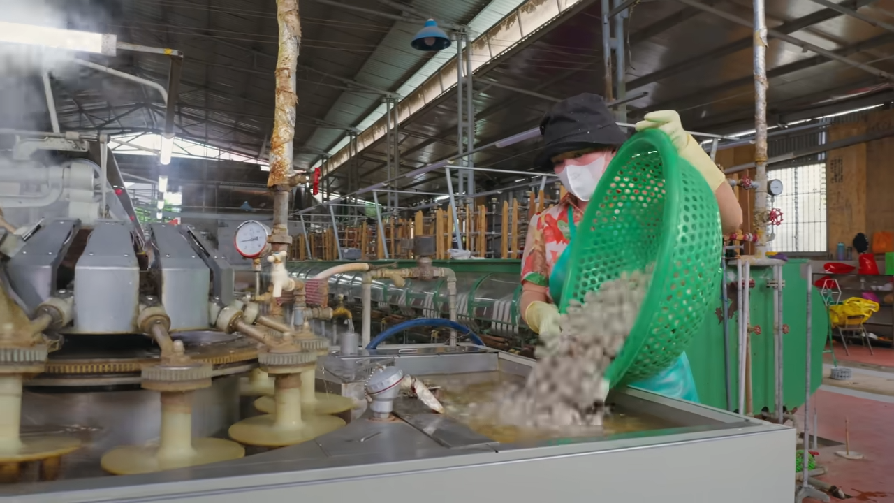 Vietnam turns silk worms into dinner - and he tried them
