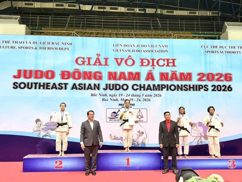 Việt Nam nhất toàn đoàn Giải vô địch Judo Đông Nam Á 2026