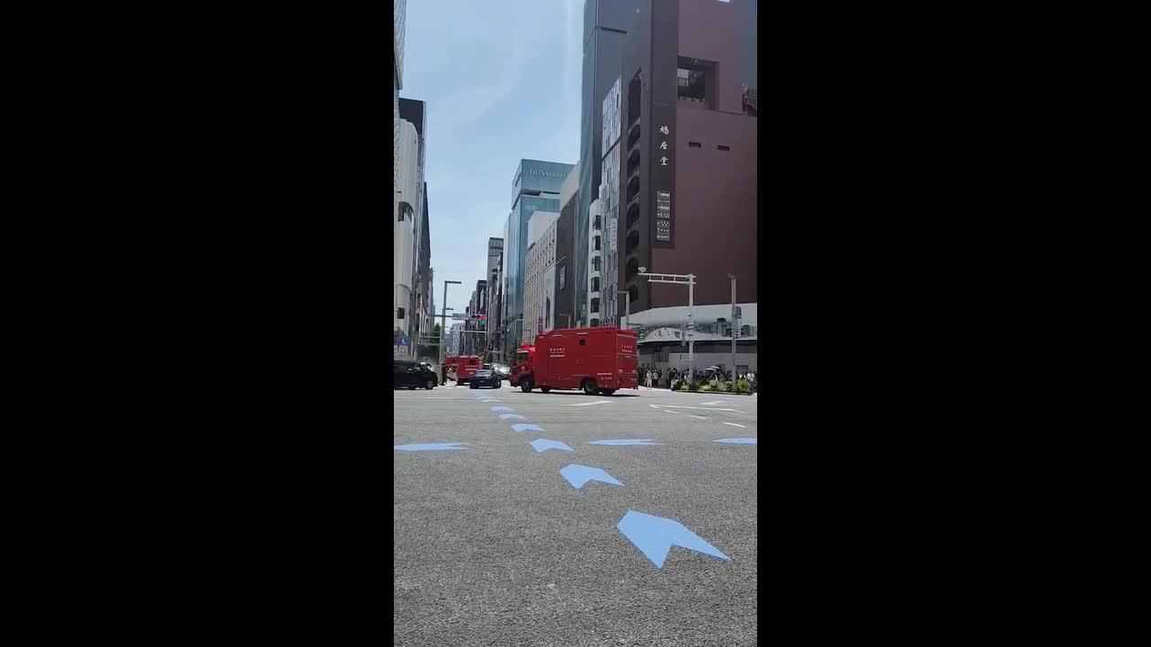 Firefighters respond to Tokyo mall spray release leaving 20 injured