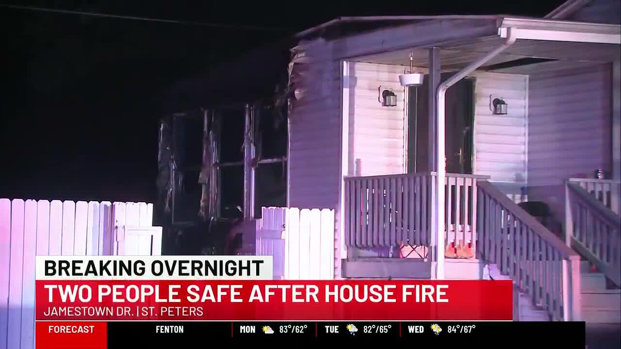 Residents safe after house fire in St. Peters