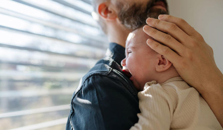 Dad shares magic trick to calm fussy baby in two seconds flat