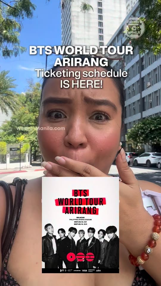 BTS world tour Arirang Manila ticketing schedule announced