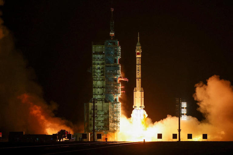 China launches crewed space flight as moon race heats up with US