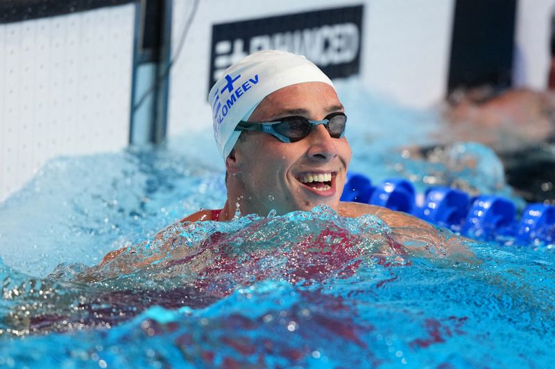 Gkolomeev claims $1m bonus in 50 metres freestyle at Enhanced Games