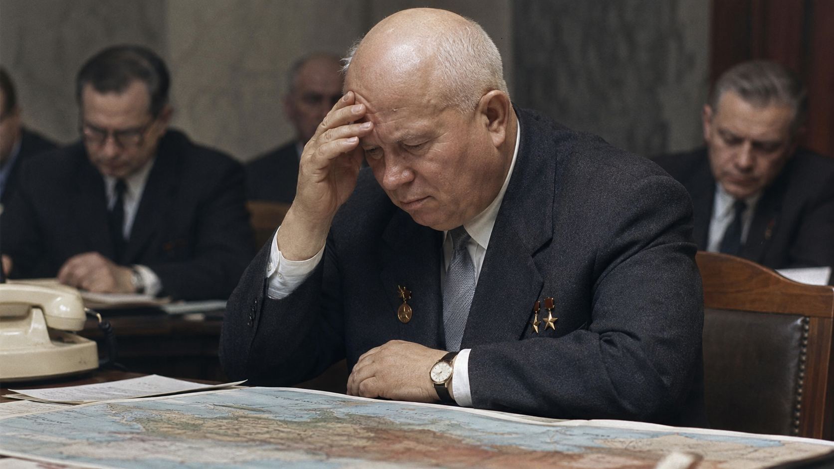 Khrushchev faces collapse as Kennedy tightens the Cuba blockade
