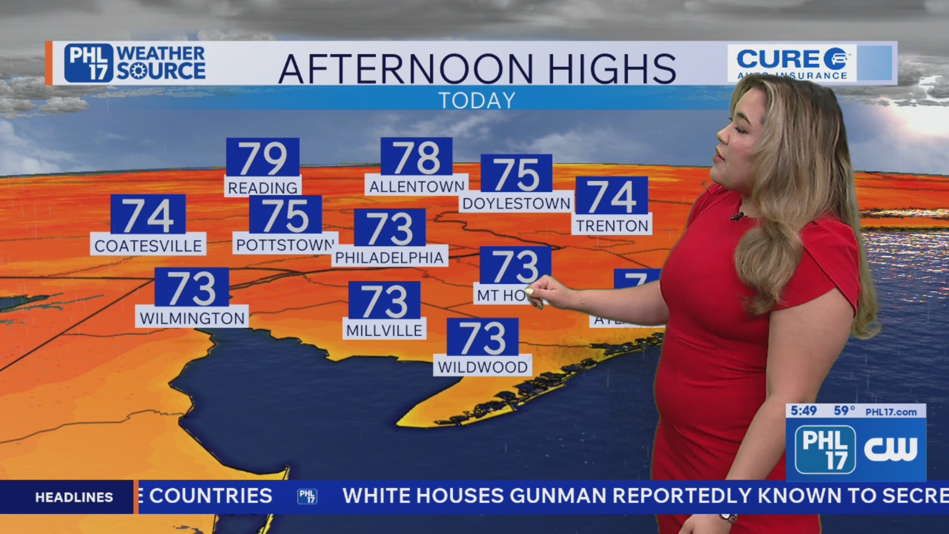 Monday May 25, 2026 weather