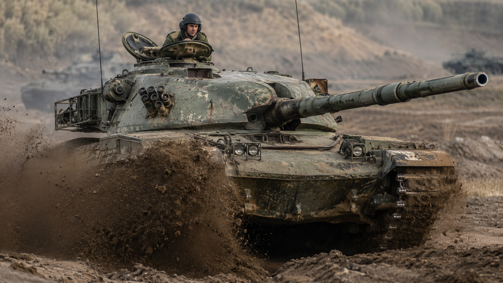 Inside the world’s largest tank driving site