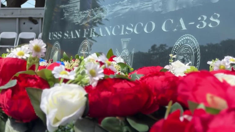 Hundreds gather to honor WWII veterans aboard the USS San Francisco