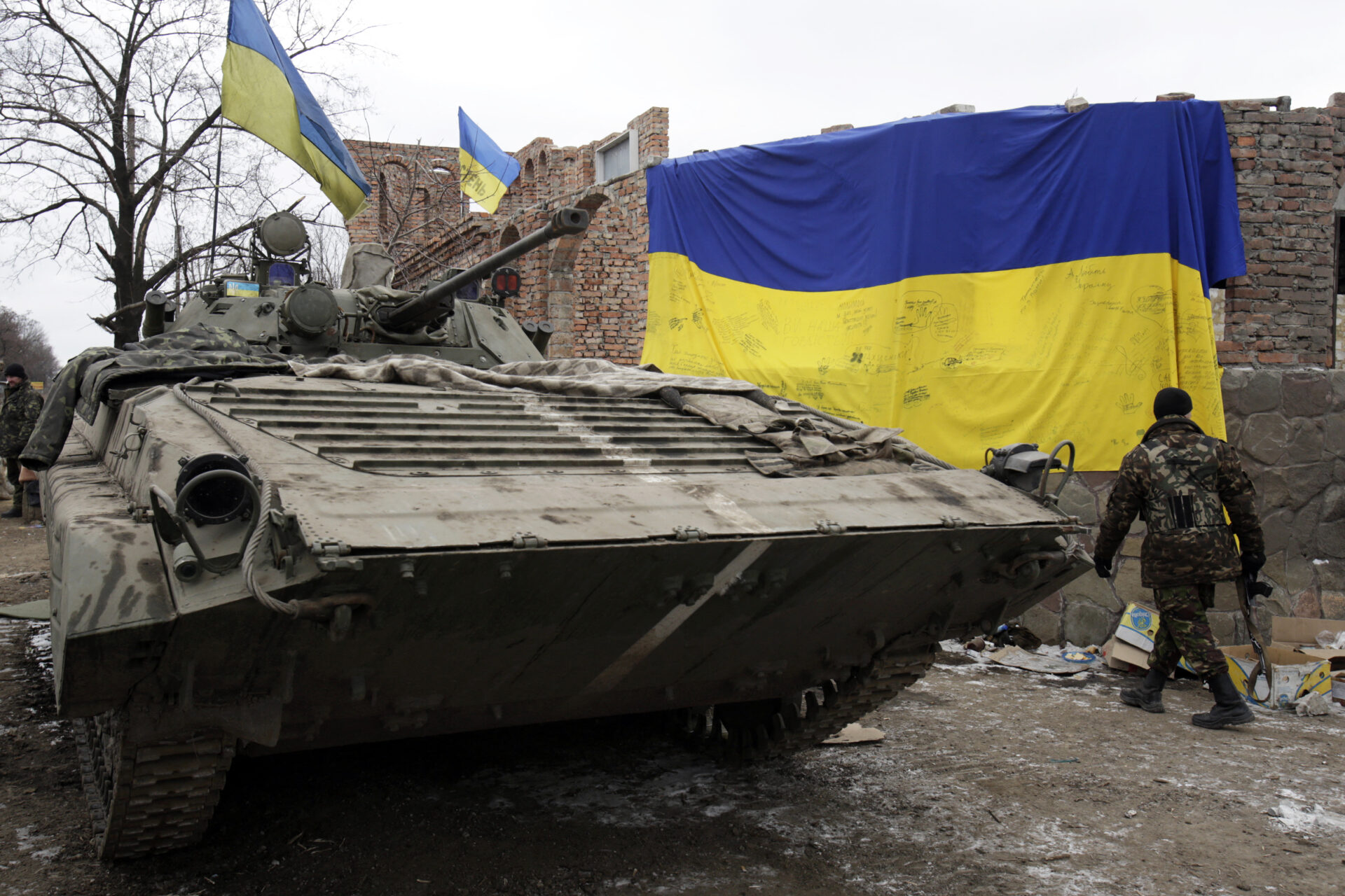 Photos reveal devastation at Russian air base