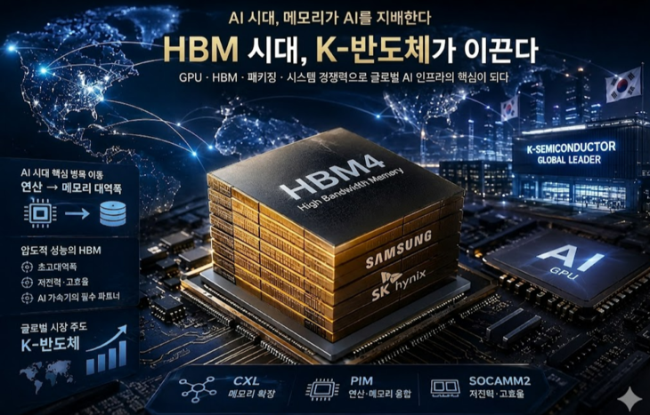 K-반도체, 메모리가 AI 지배하는 'HBM 시대' 열다 [창간기획]
