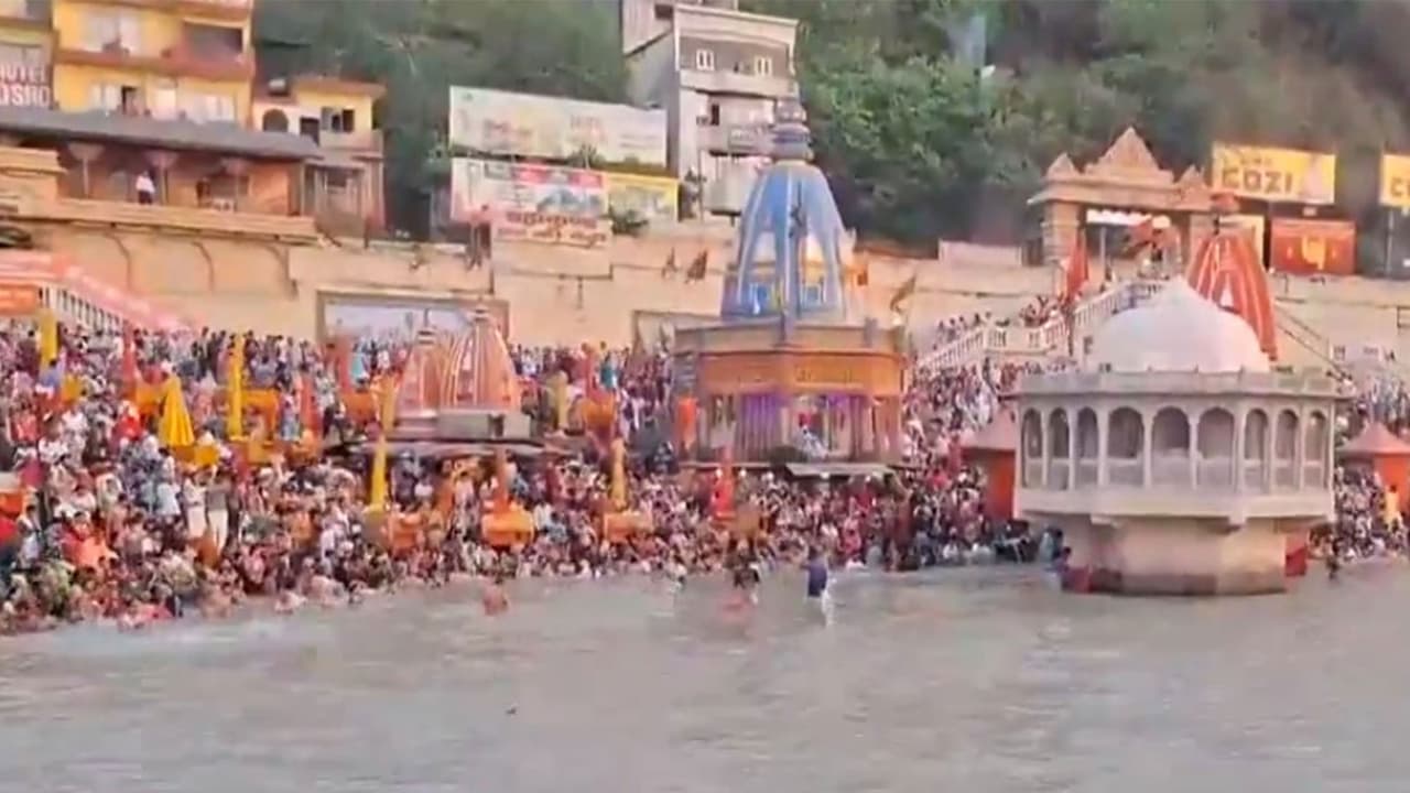 Ganga Dussehra: Devotees throng Haridwar for a holy dip in Ganga