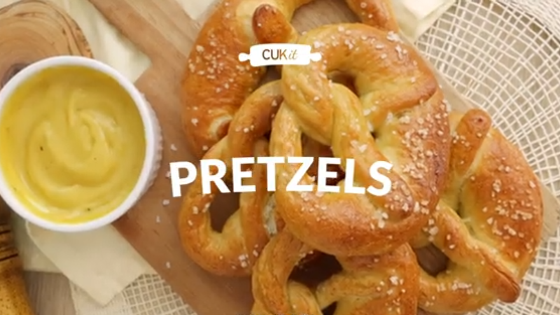 Pretzels caseros fáciles paso a paso