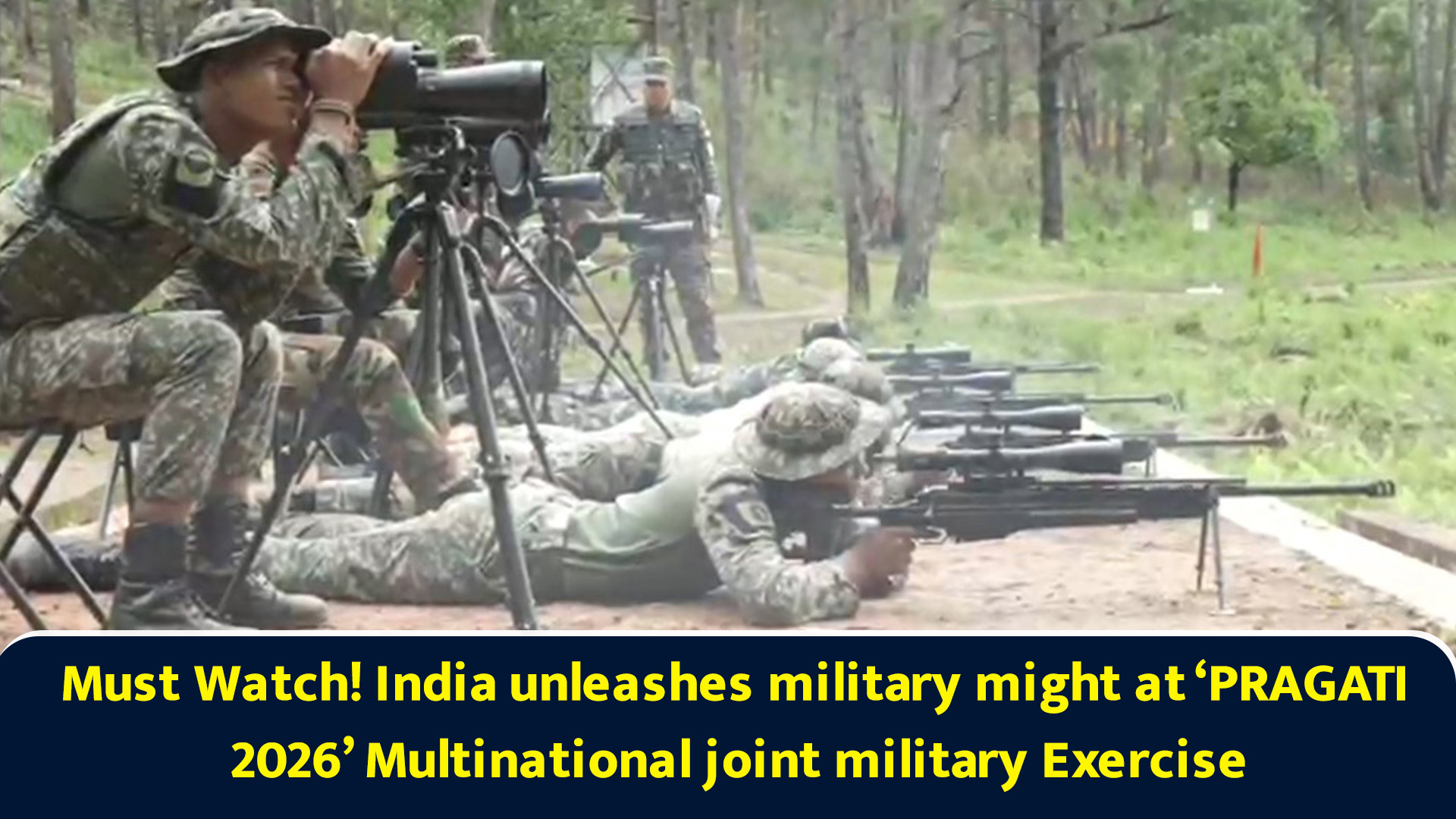 Must watch! India unleashes military might at 'PRAGATI 2026 ...