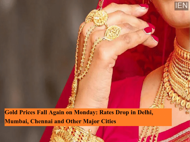 Gold prices fall again on Monday: Rates drop in Delhi, Mumbai, Chennai ...