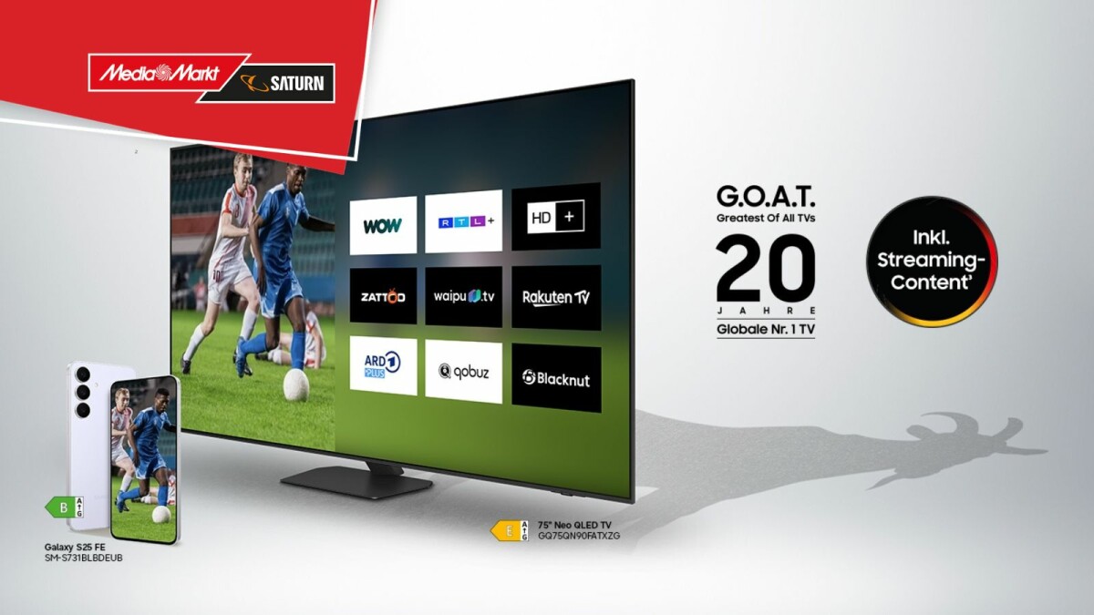 MediaMarkt-Aktion: Samsung-Fernseher kaufen, Handy oder Tablet ...