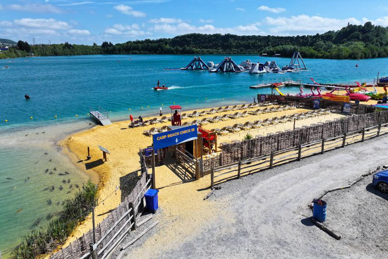 The Kent village with a stunning turquoise lake that looks like the ...