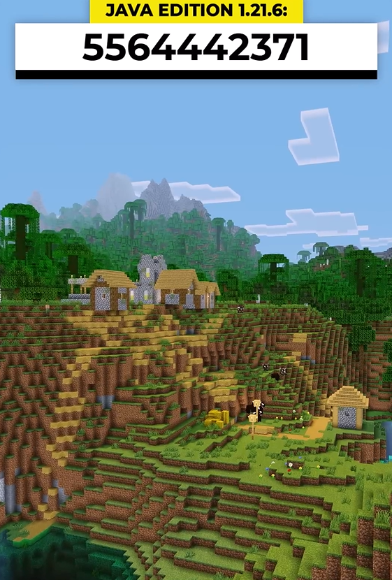 Minecraft village, jungle temple & mineshaft seed | Ultimate survival ...