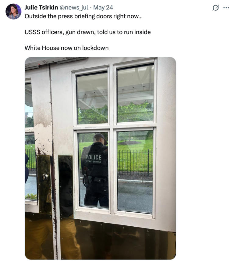 Reporter who went viral after shootout beside White House responds