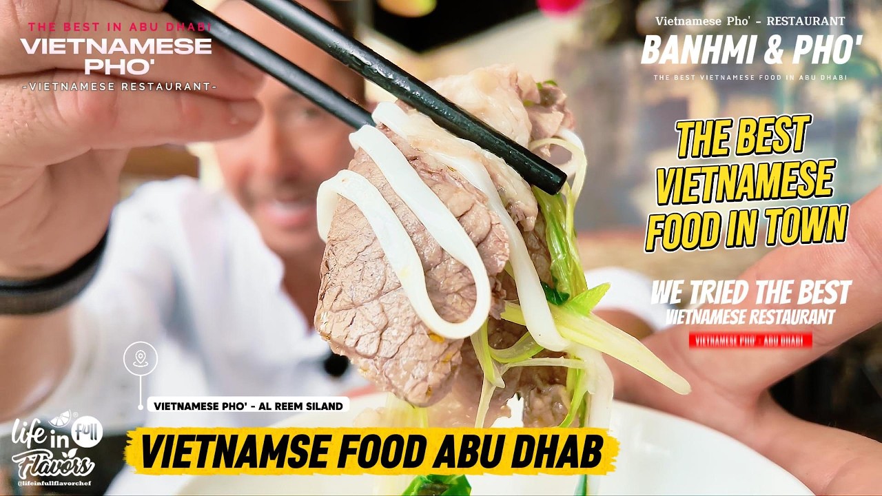 Vietnamese food adventure in Abu Dhabi, making pho & banh mi