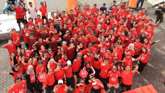 Telkomsel gelar fun run, dorong gaya hidup sehat dan pemanfaatan ...