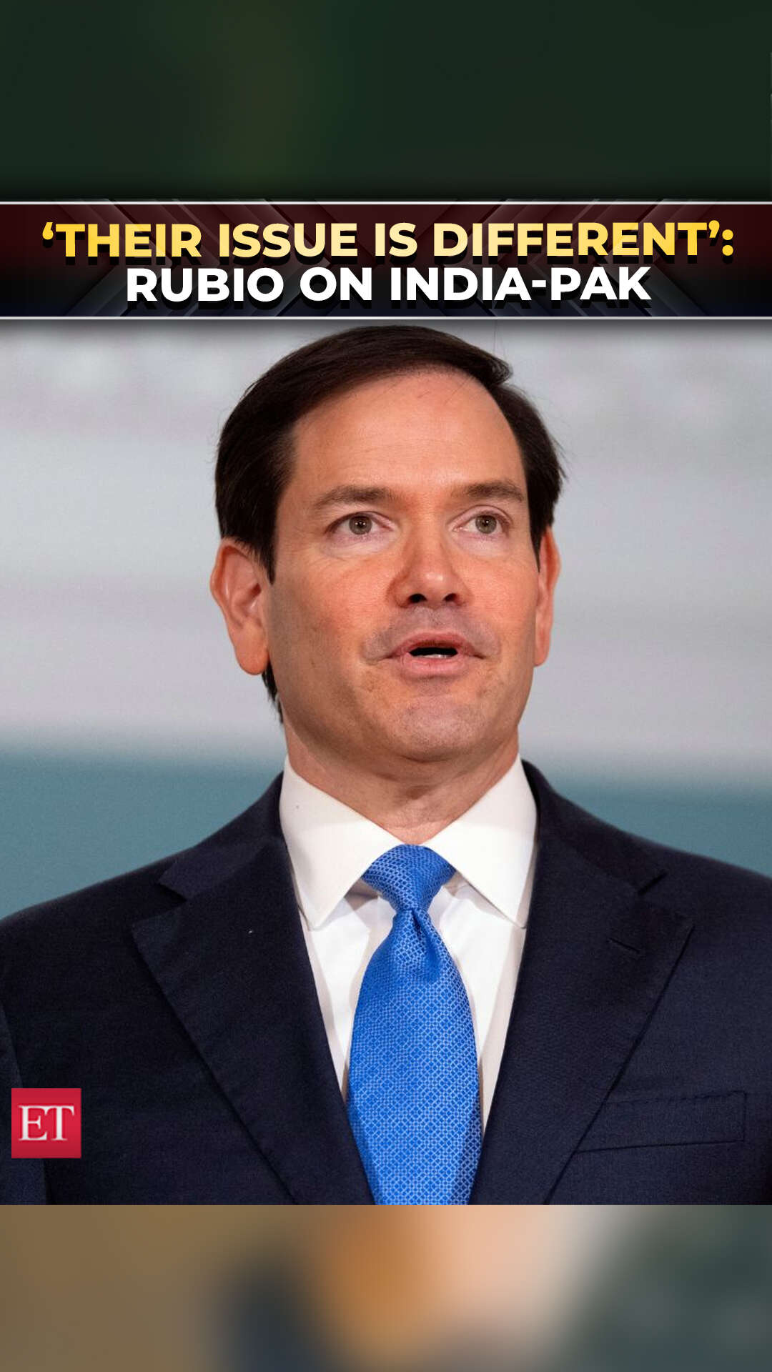 ‘Their issue with Pak is different’: Rubio on India’s stance over US ...