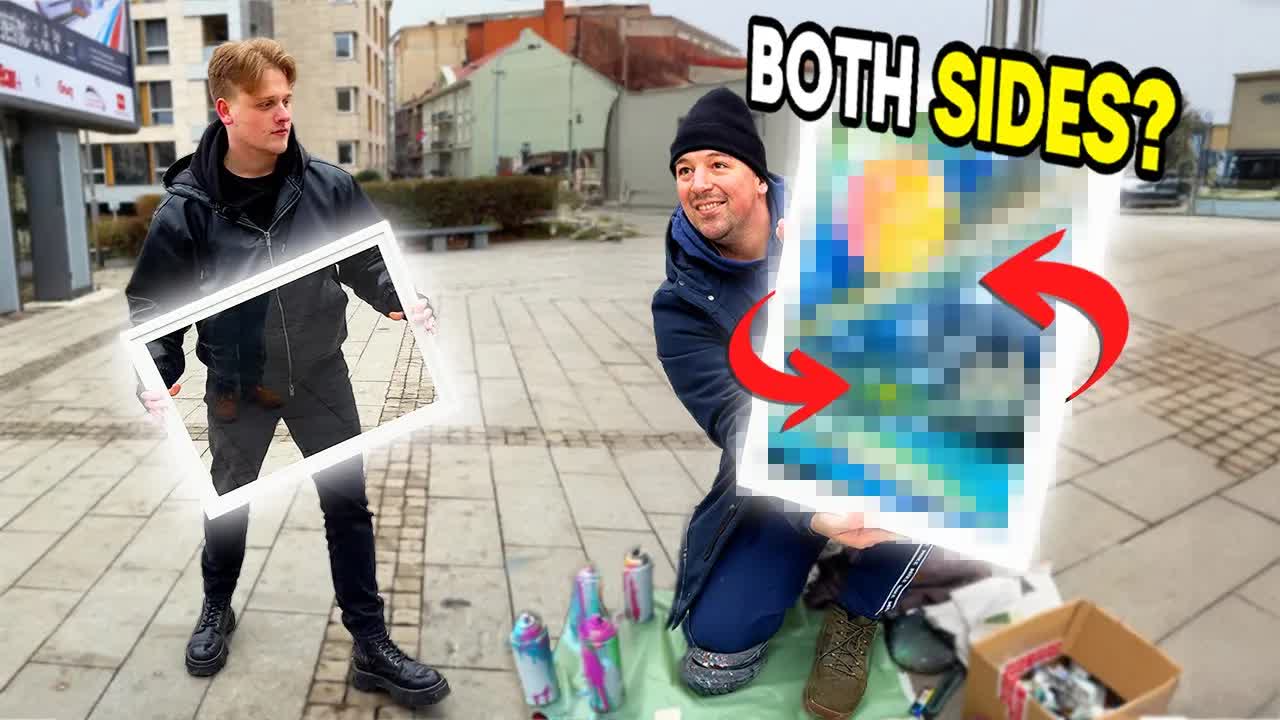 How spray paint transformed my window from both directions