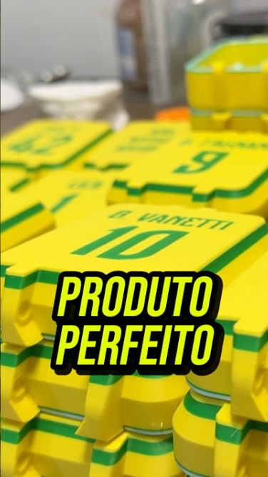 Ganhei R$500 de lucro em 1 dia com suporte de estampa 3D da Copa