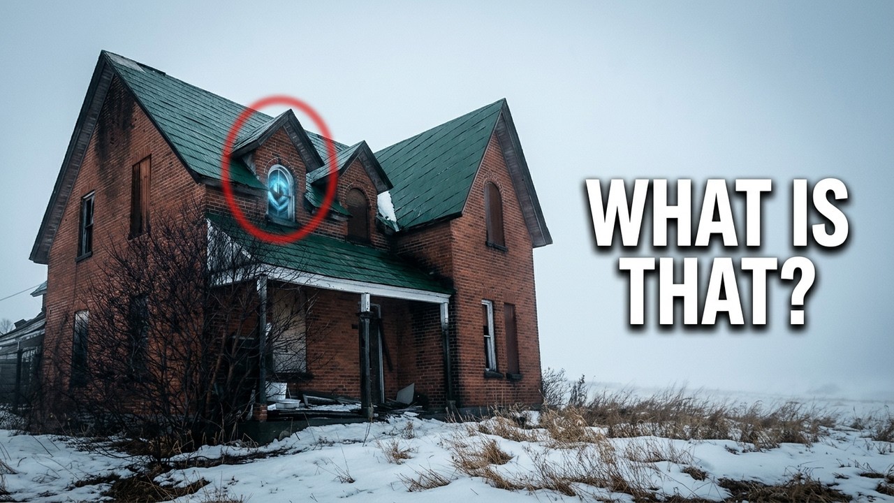 Exploring a haunted abandoned house filled with unsettling discoveries