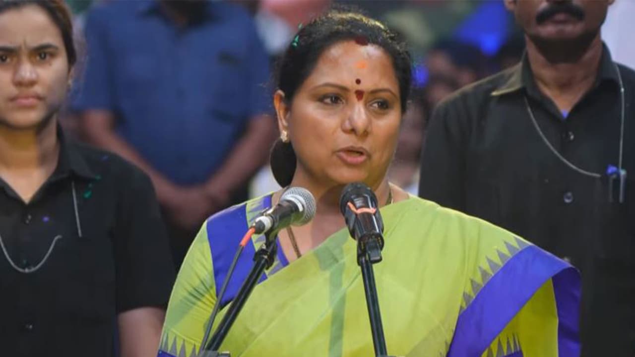 FIR on Prof Nageshwar: Kavitha condemns, threatens to gherao Naidu