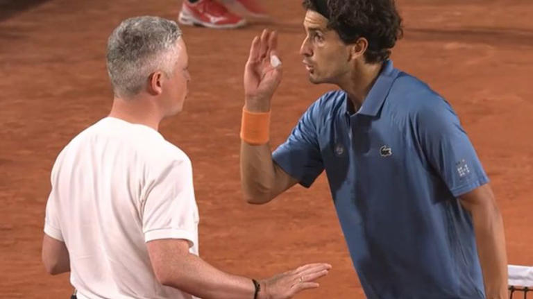 Tennis : Roland-Garros - Pierre-Hugues Herbert à l'arbitre : « Regarde ...