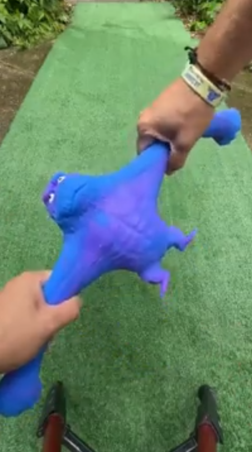Inflating huge toys until they blow biggest one yet