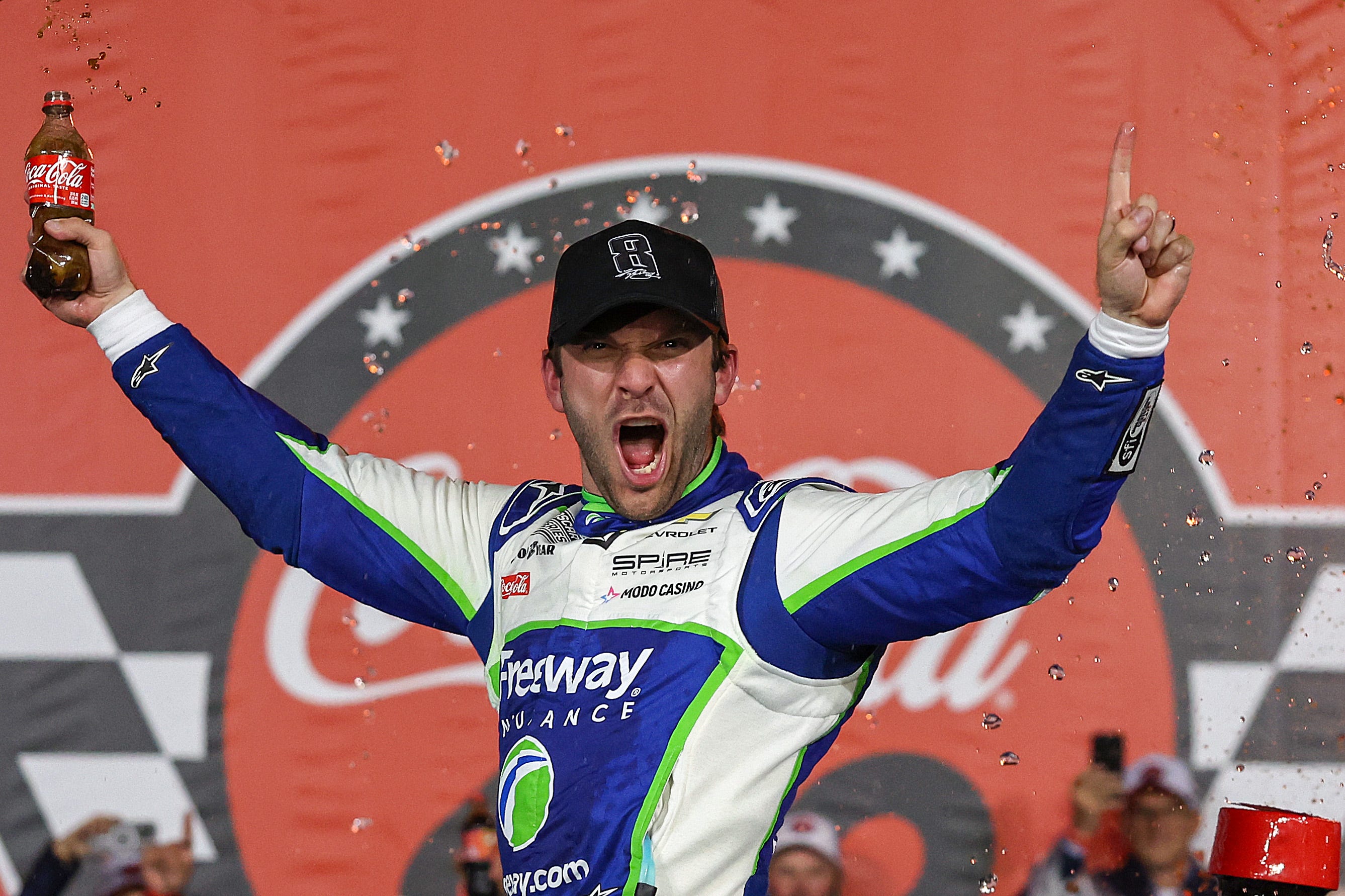 Daniel Suarez wins emotional Coca-Cola 600 after death of Kyle Busch