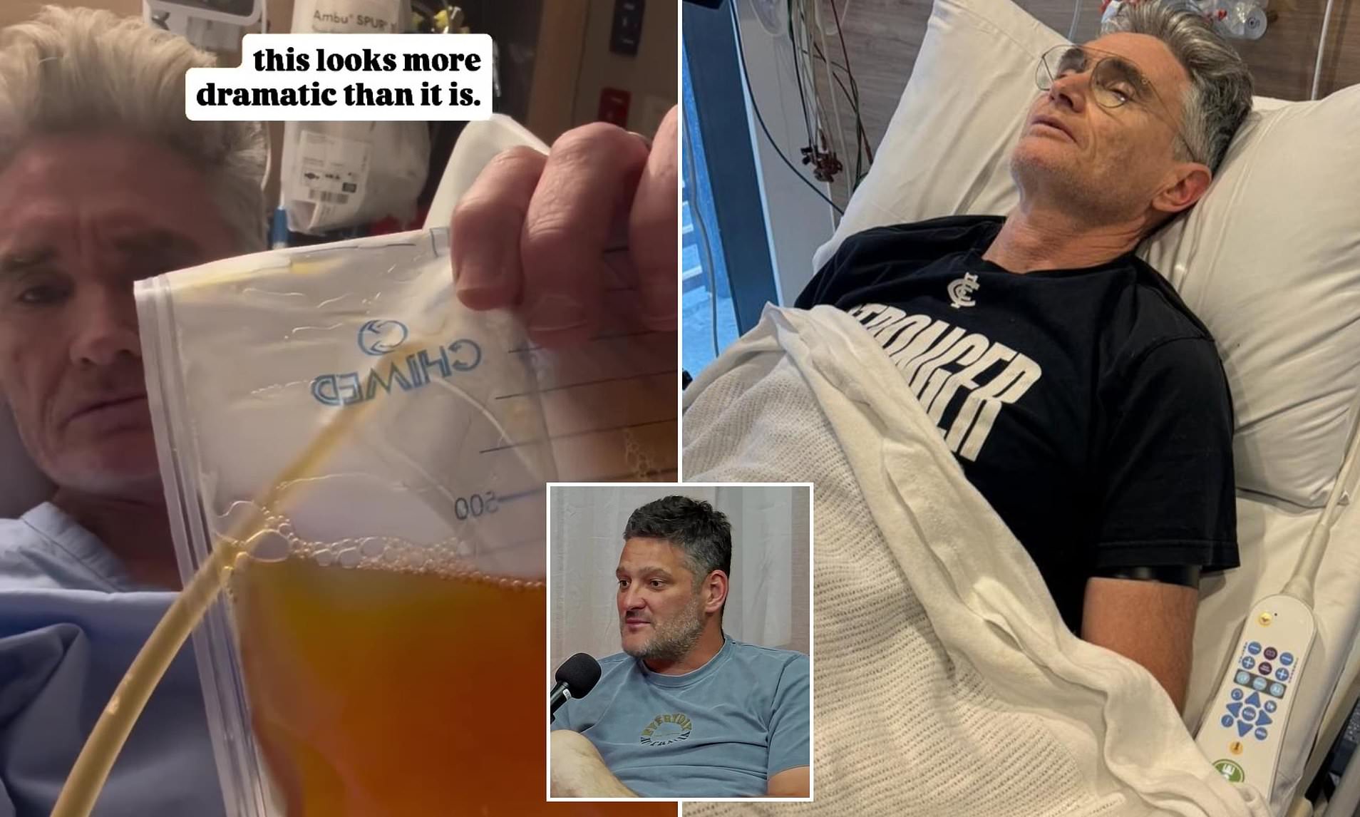 Brendan Fevola fears for Dave Hughes as TV star returns to footy field ...