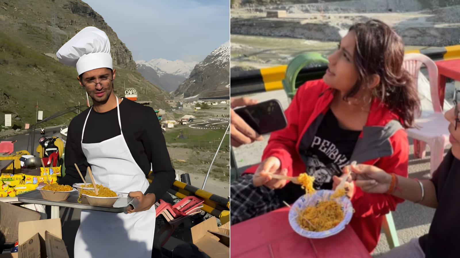 Delhi influencer sells Maggi in mountains for a day, claims he earned ...