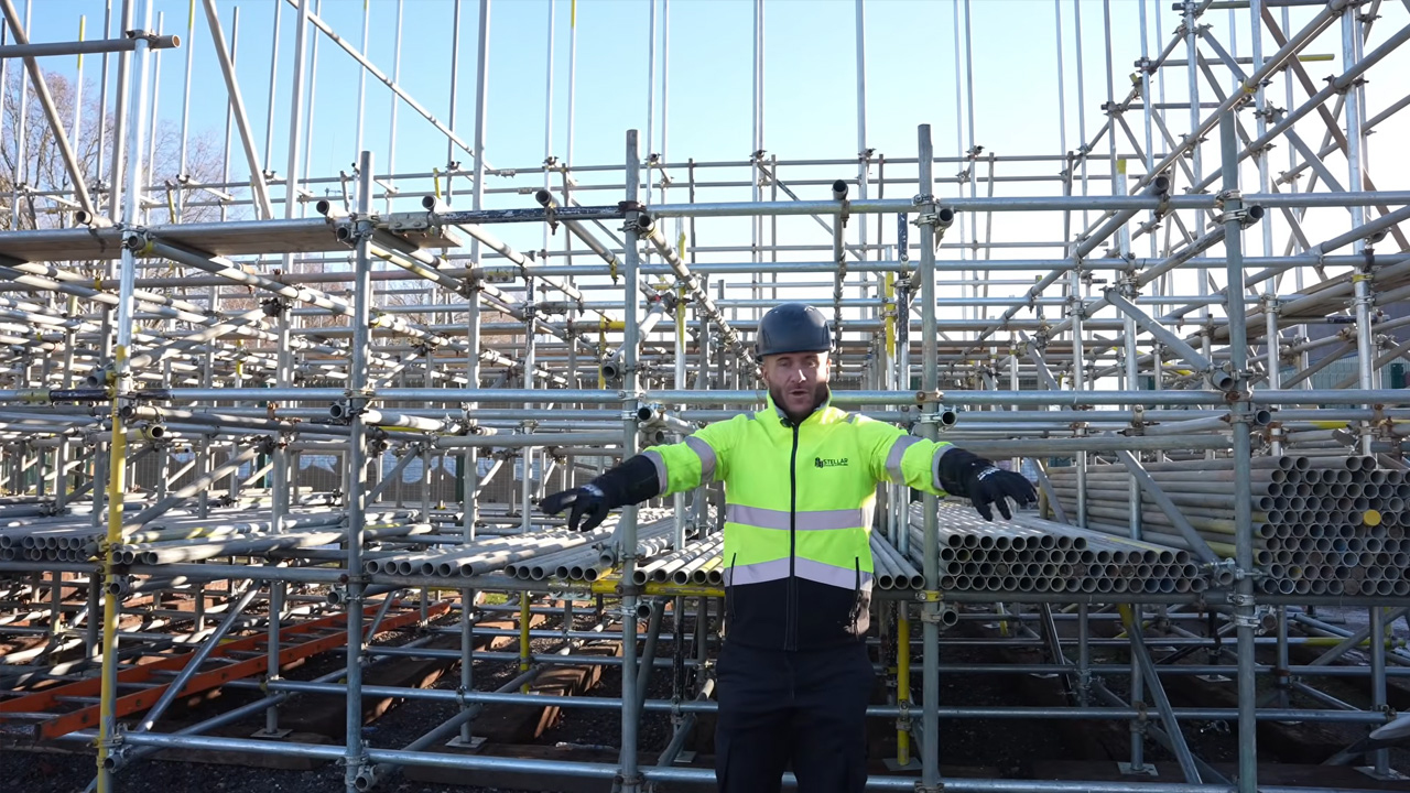Building a more efficient scaffolding yard