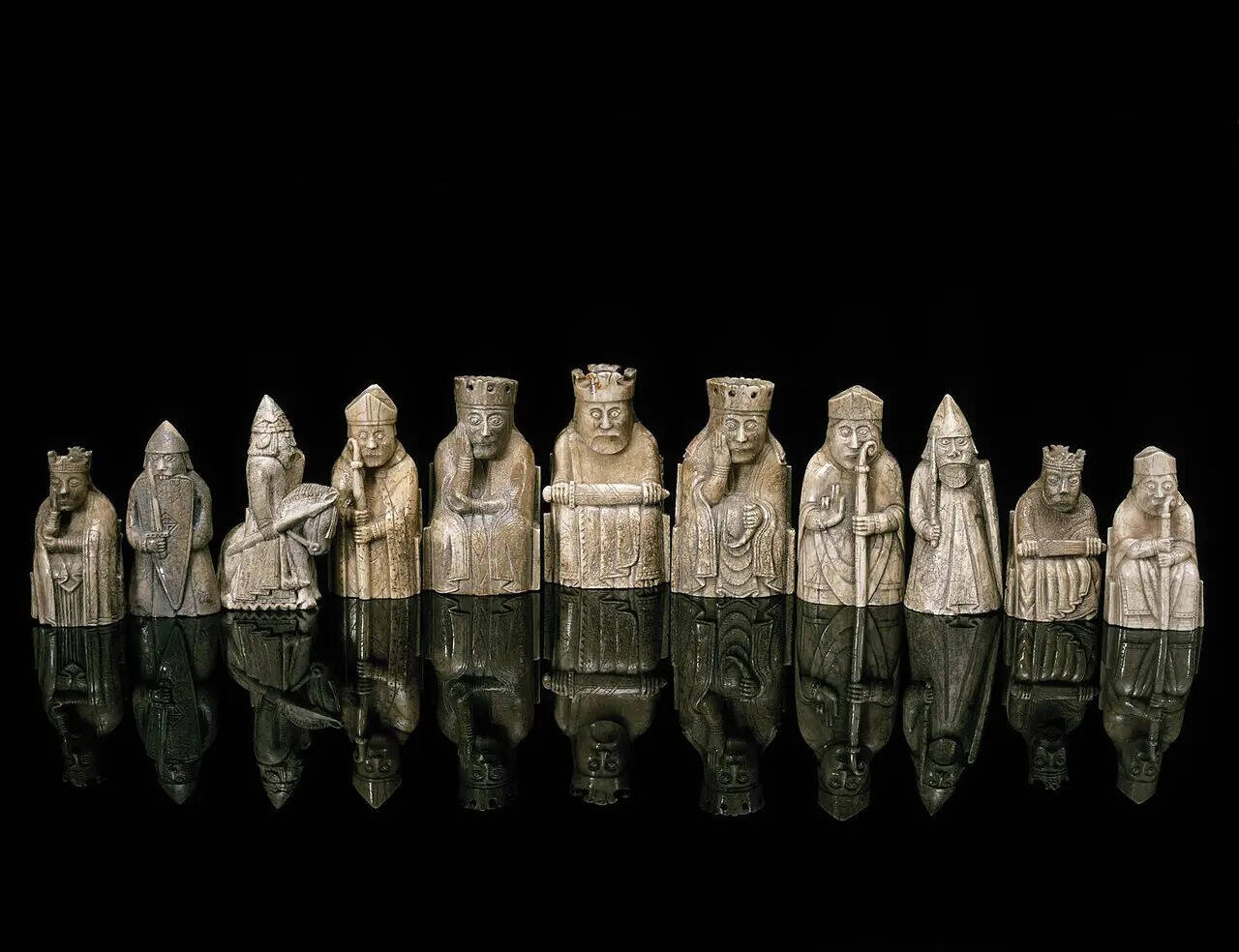 In 1831, a man digging in a Scottish sand dune found a "frozen" crowd ...