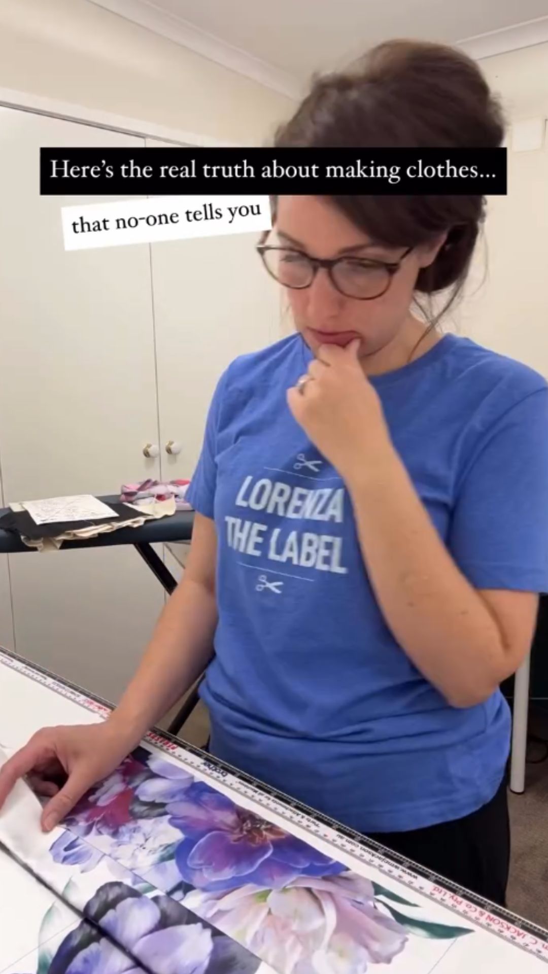 People think I’m sewing every night, but here’s the reality