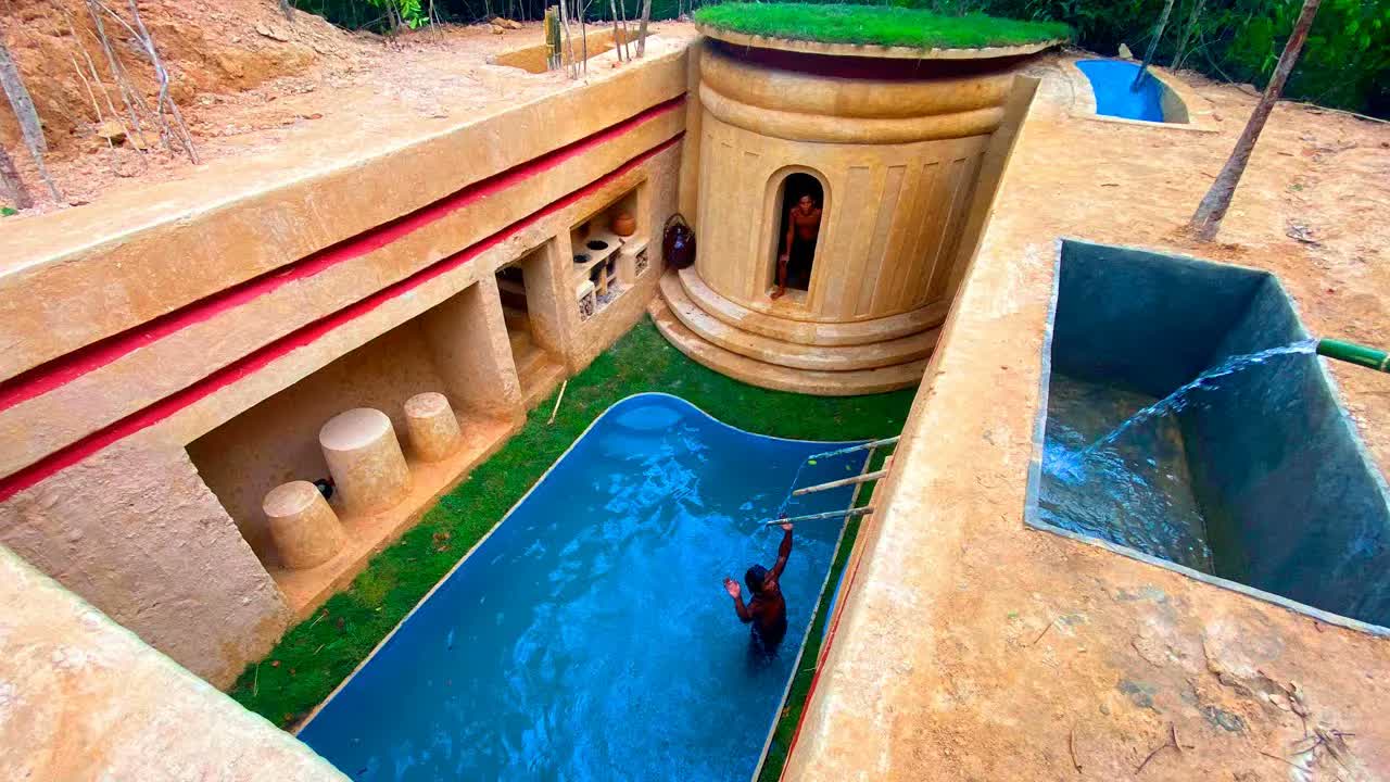 No WiFi, no idea who Elon is — built a 2-story millionaire jungle house ...