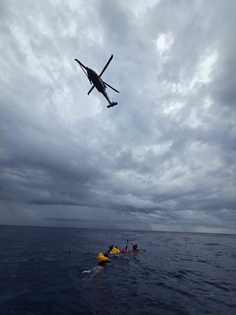 Coast Guard rescues 11 people after small plane crashes in Atlantic Ocean