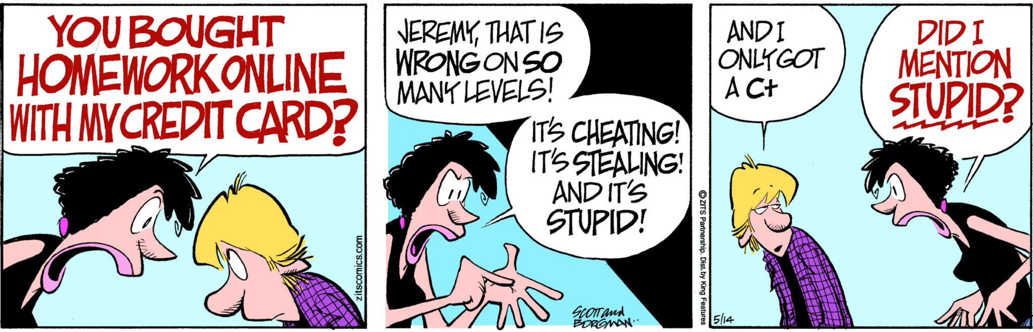 Zits by Jerry Scott and Jim Borgman