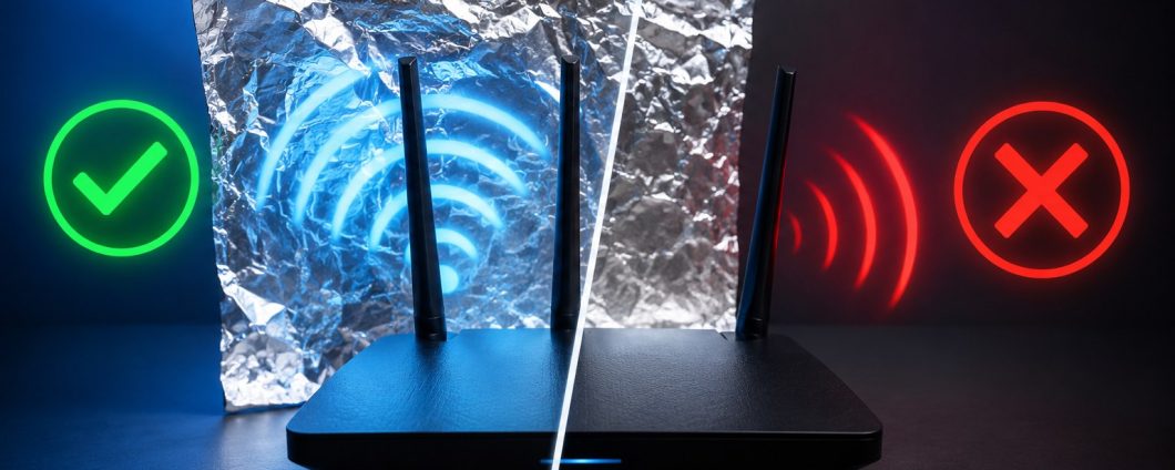 Foglio di alluminio dietro al router WiFi: trucco reale o bufala ...
