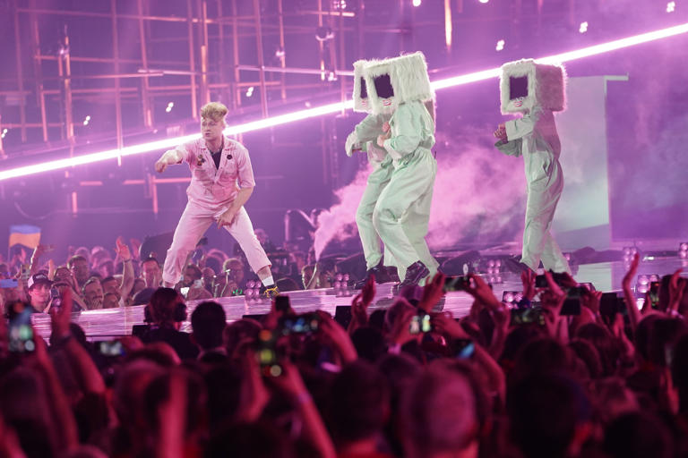 Eurovision 2026 live as UK’s Look Mum Computer performs in semi-final